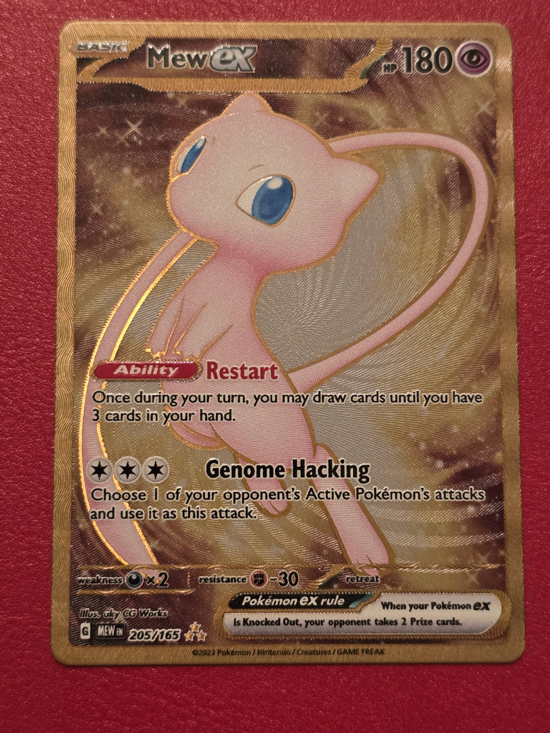 Mew ex #205 Pokemon Scarlet & Violet 151 METAL – PokeBiH