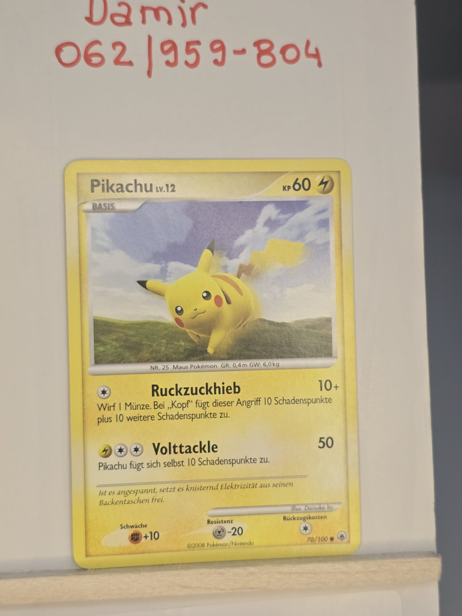 Pikachu #70/100 Pokemon Majestic Dawn – PokeBiH
