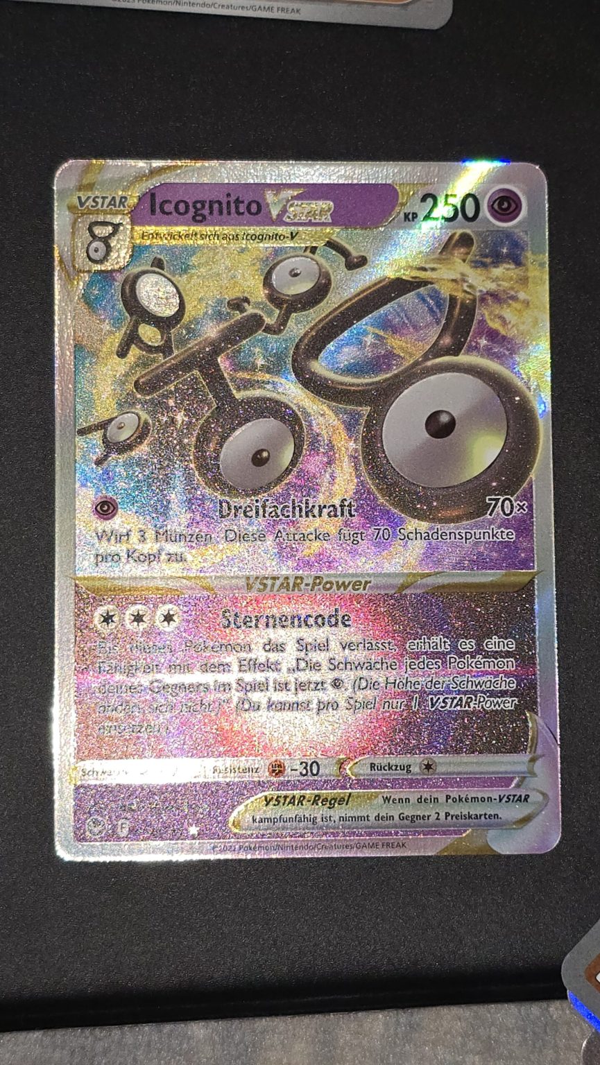 Unown VSTAR #066/195 Pokemon Silver Tempest – PokeBiH