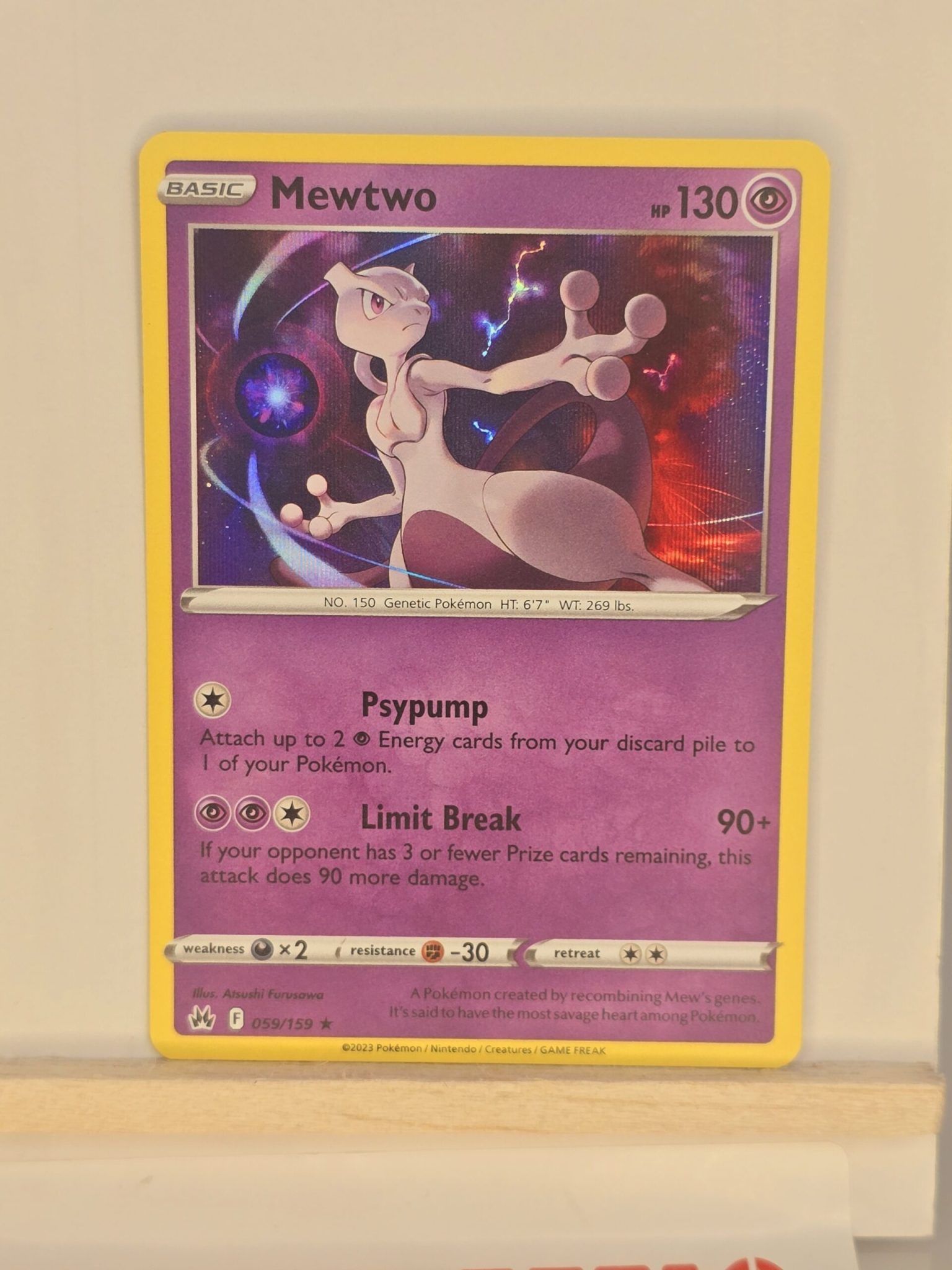 Mewtwo #059/159 Pokemon Crown Zenith – PokeBiH