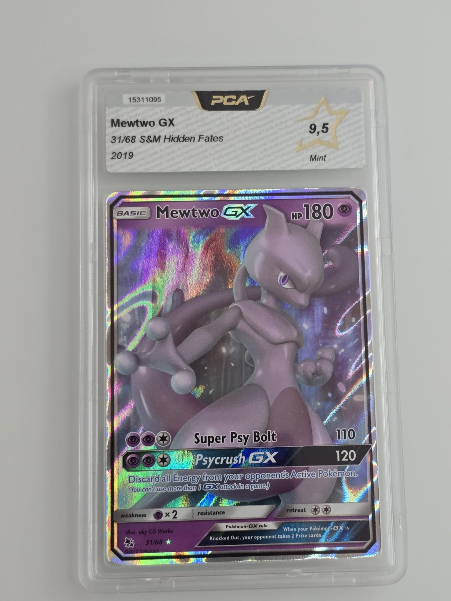 Mewtwo GX #31/68 Pokemon Hidden Fates – PokeBiH
