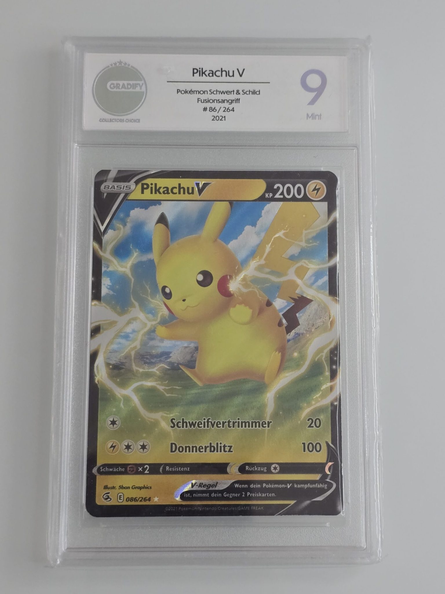 Pikachu V #086/264 Pokemon Fusion Strike – PokeBiH