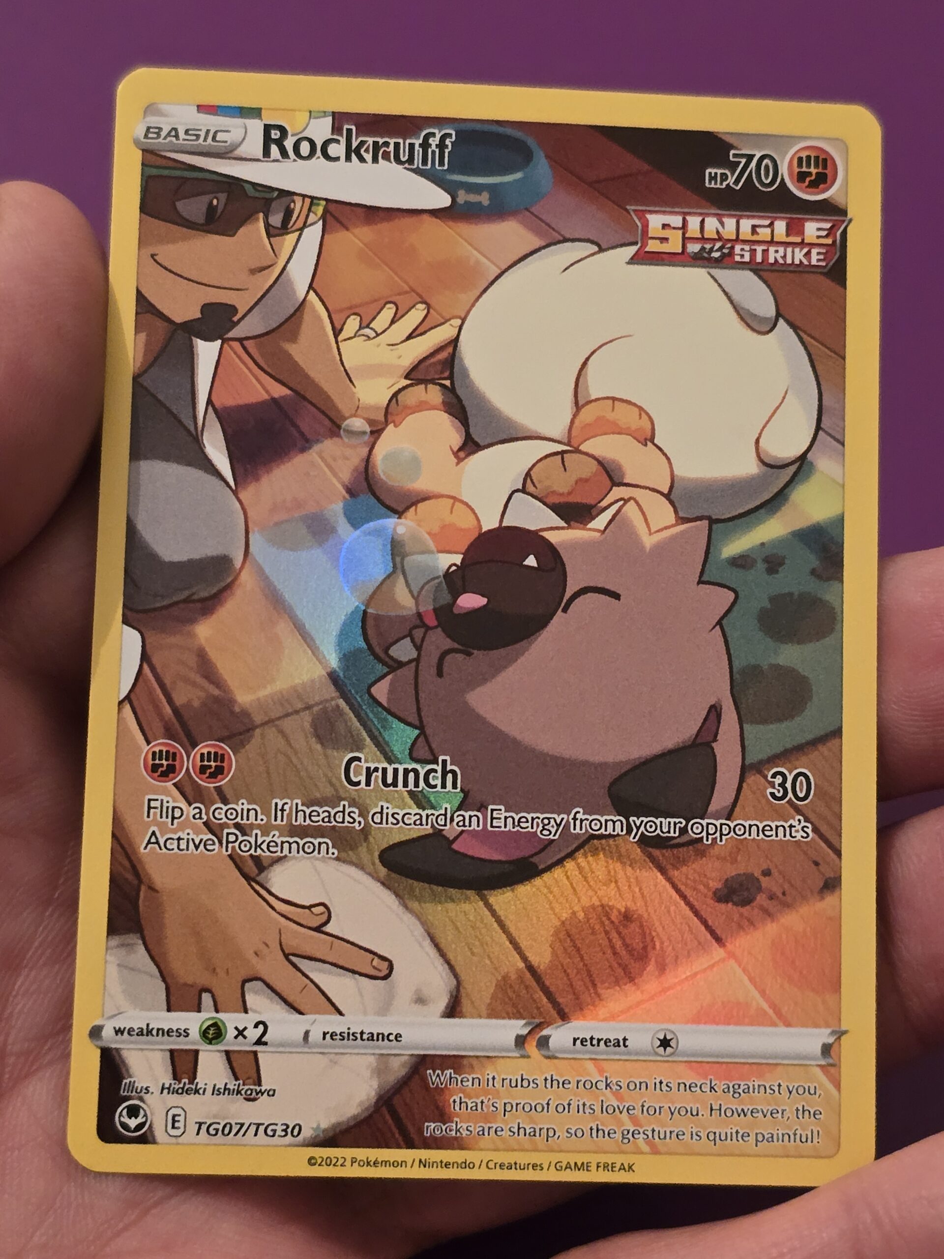 Rockruff #TG07 Pokemon Silver Tempest – PokeBiH