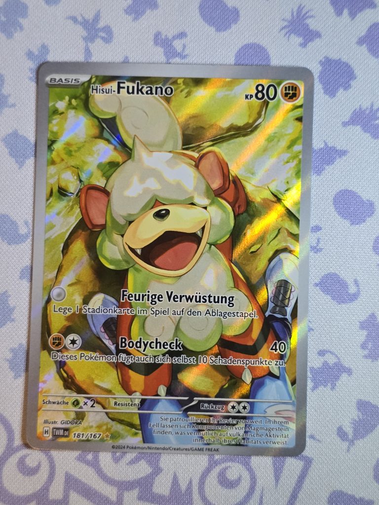 Hisuian Growlithe 181/167 Pokemon Twilight Masquerade – PokeBiH